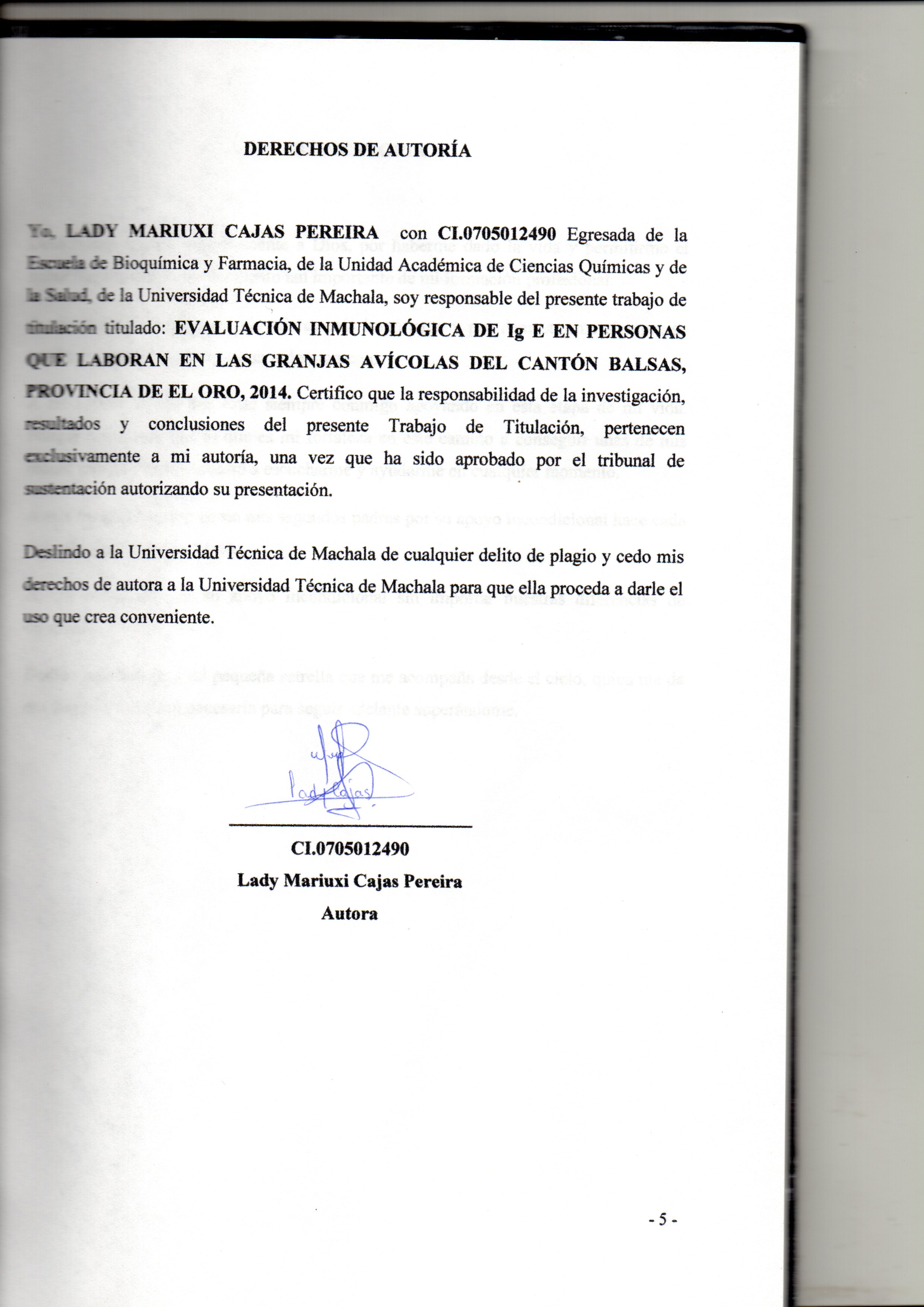 Repositorio Digital de la UTMACH: Evaluación inmunológica de Ig E en ...